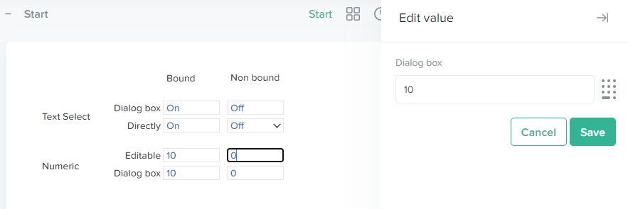 UI Configuration - The written words.